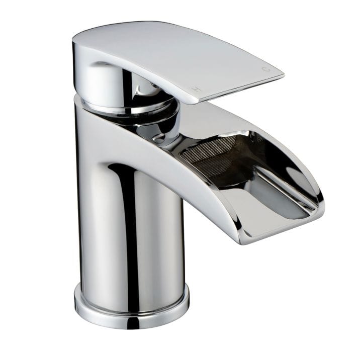 Cascade Ratoe Basin Mixer with Push Button Waste - Wave Bathrooms